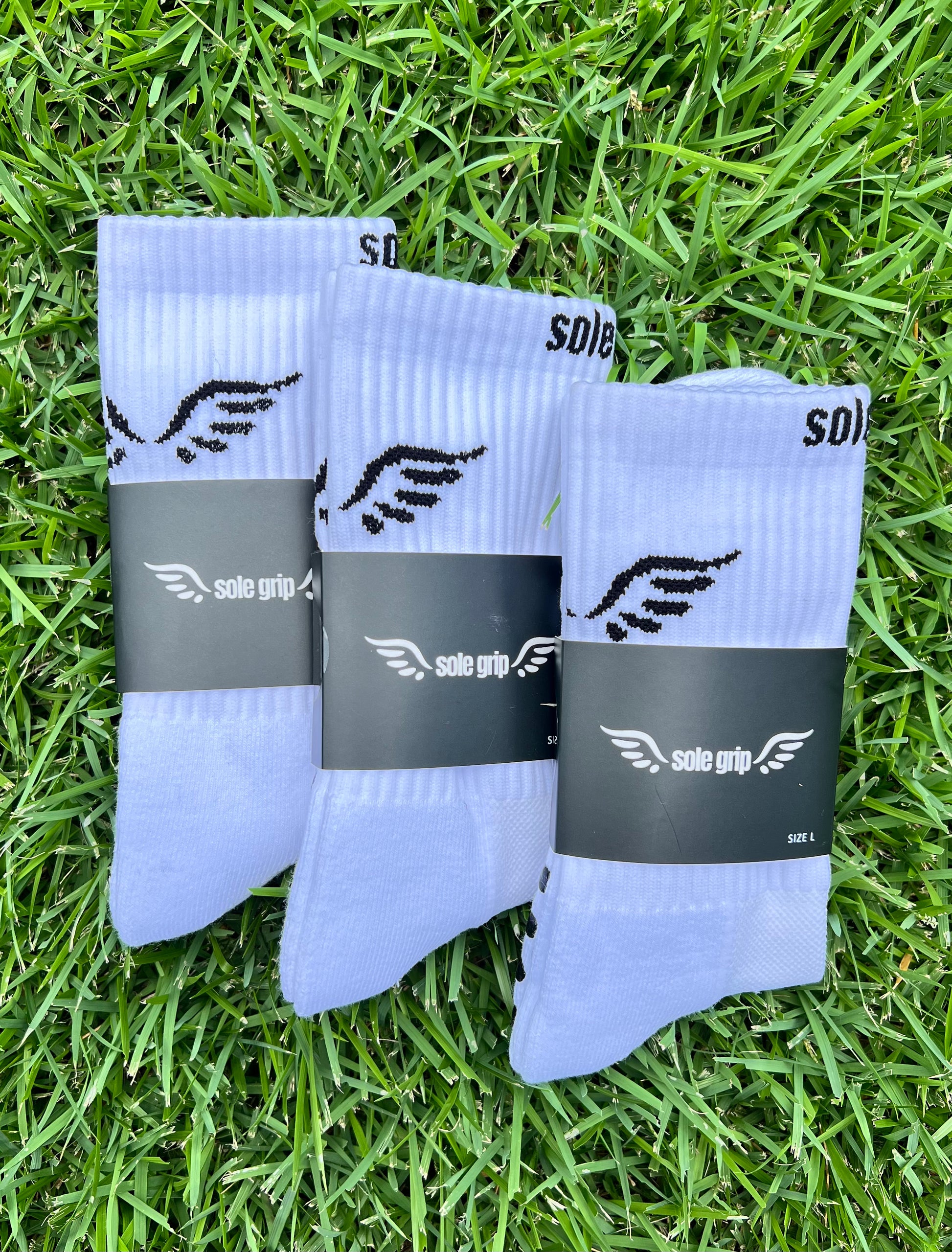 3 PACK WHITE BUNDLE – SOLE GRIP